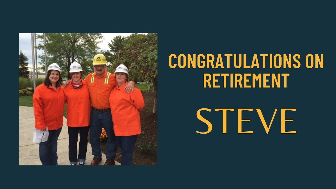 Happy Retirement Steve! - YouTube