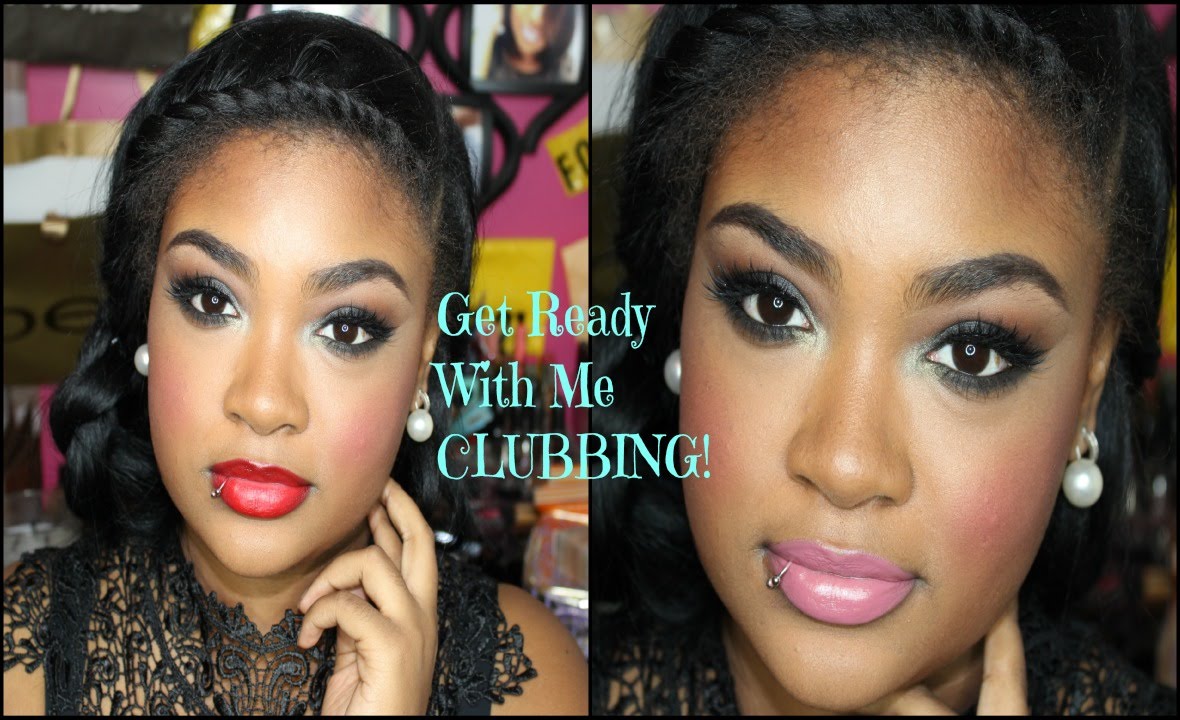 Get Ready With Me| Club Glam Makeup - YouTube