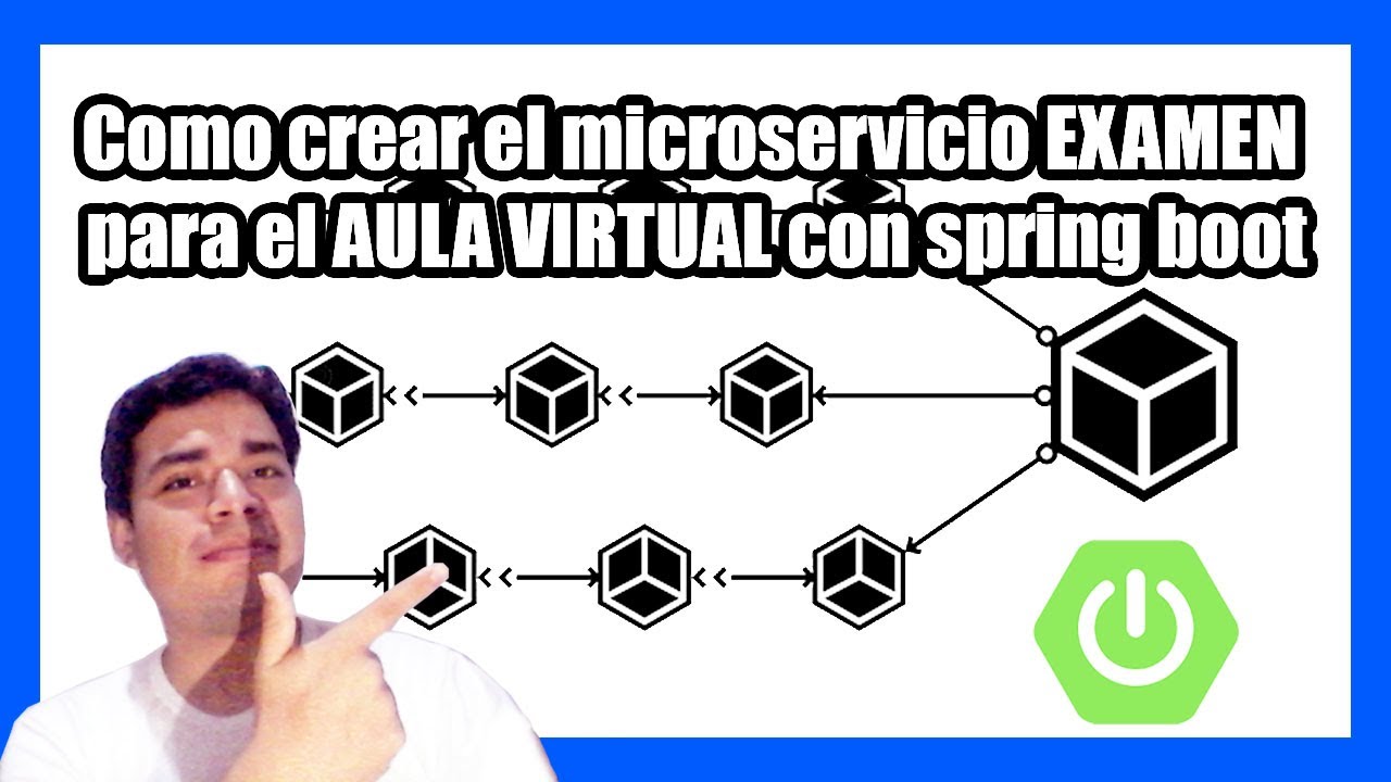 Como crear el microservicio EXAMEN para el AULA VIRTUAL con spring boot - YouTube