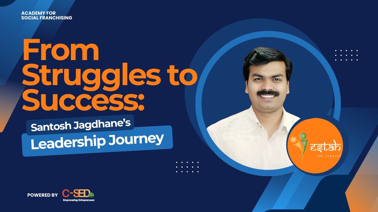 Santosh Jagdhane’s Inspiring Journey | Leadership, Mentorship & Social Impact - YouTube