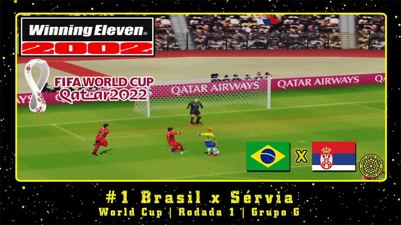 Winning Eleven 2002: FIFA World Cup Qatar 2022 (PS1) WC #1 Brasil x ...