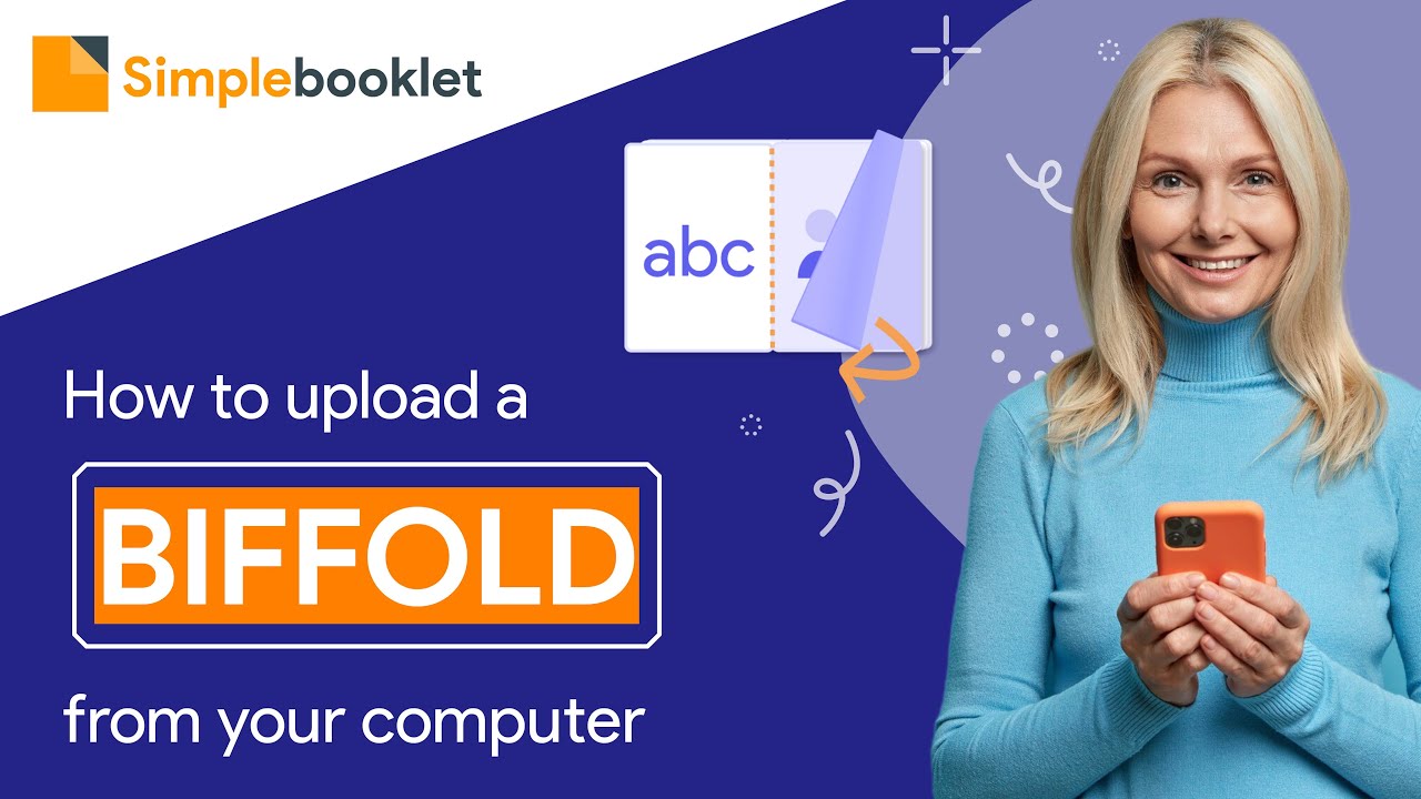 How To Upload your Bifold Brochure to Simplebooklet - YouTube