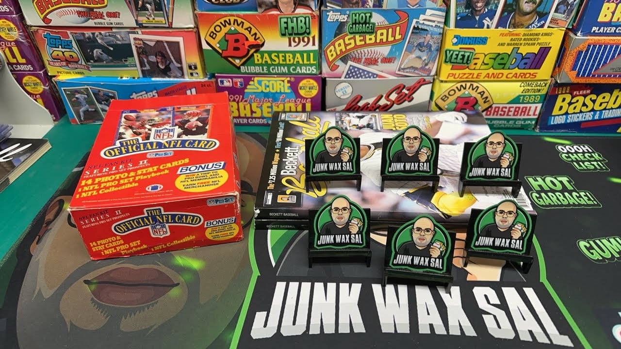 Thursday Night Junk Wax - 1989 Pro Set Football Series 2 Box - YouTube