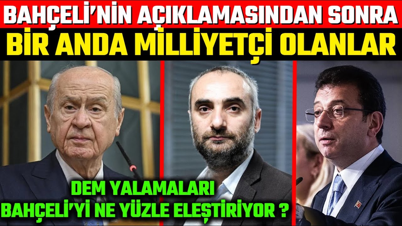 BAHÇELİ'Yİ ELEŞTİREN DEM YALAMASI YÜZSÜZLER. - YouTube