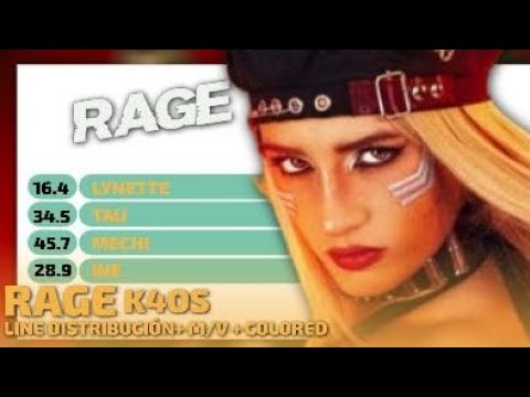 RAGE ( K4OS) - LINE DISTRIBUCIÓN (MV + COLORED) - YouTube