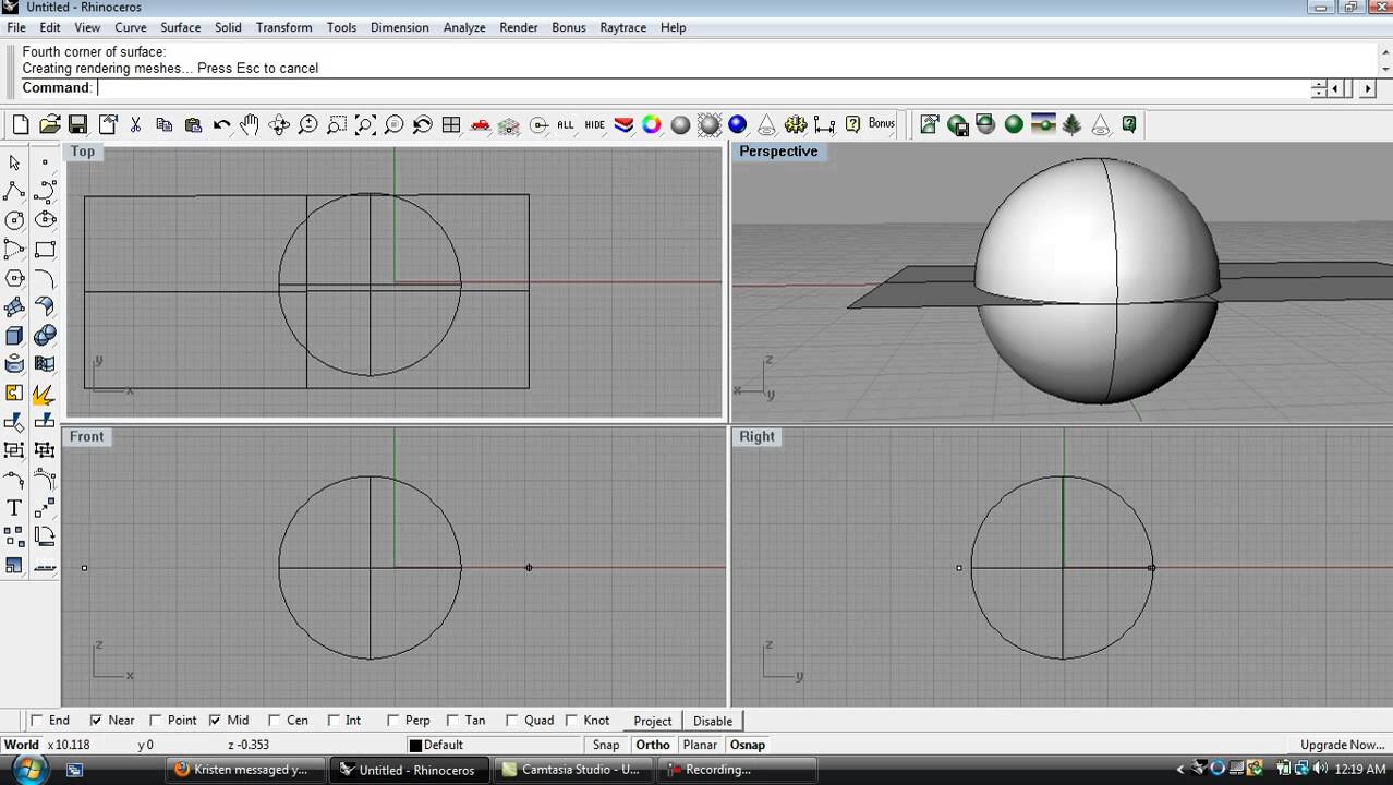 How To Split an Object in Rhino 3D - YouTube
