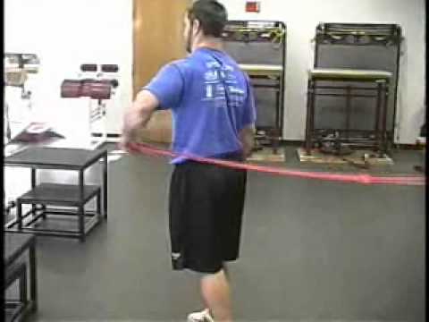 Cuban Press External Rotation Reverse Band OC - YouTube