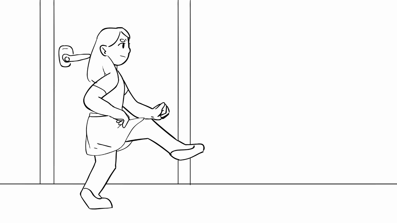 Drawing for Animation 1 | Sneak Walk Cycle - YouTube
