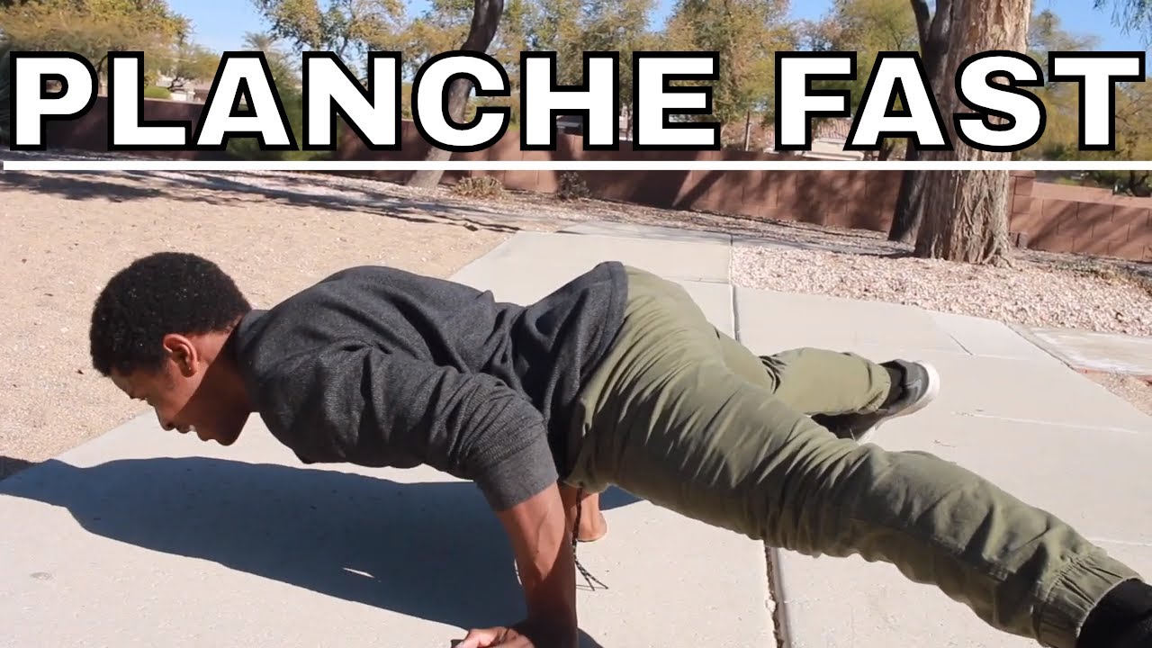 How To Do A Planche For Beginners - YouTube