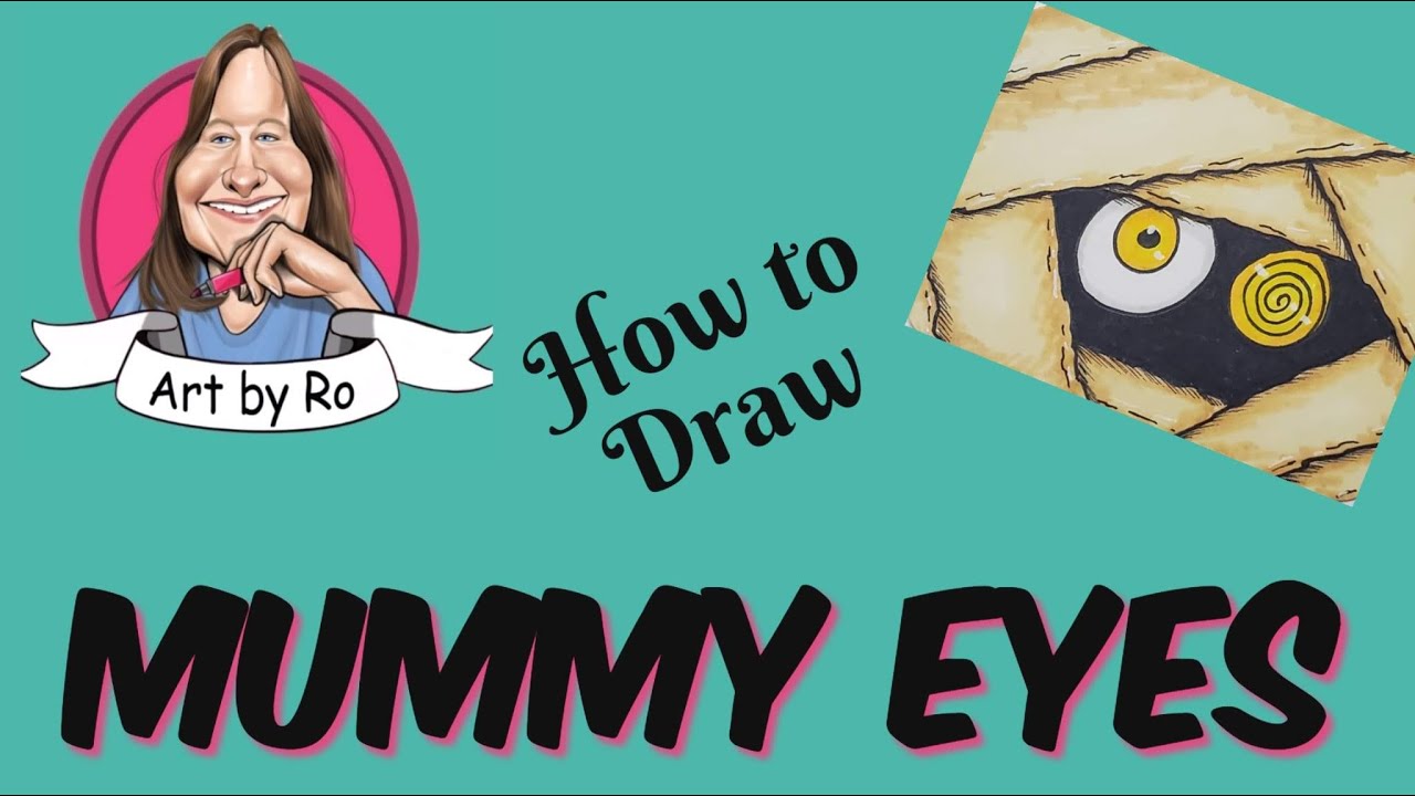 How to Draw Mummy Eyes ATCs - YouTube