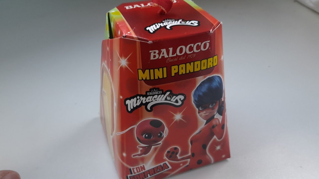 Miraculous mini pandoro - Balocco - YouTube