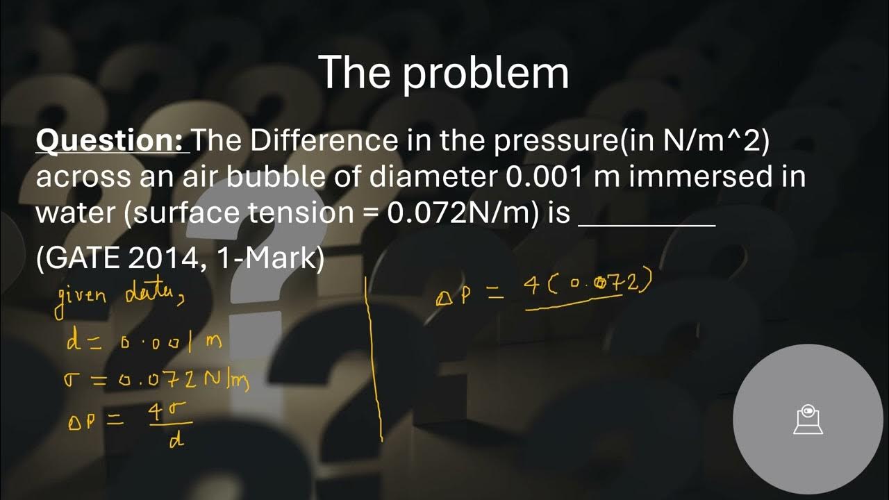 Fluid Mechanics Question Solution | GATE PYQ Explained from Fluid ...