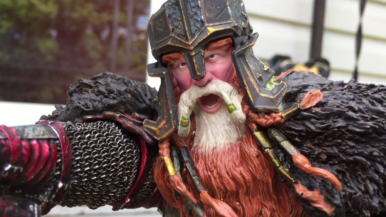 Weta Workshop's Dain IronFoot on War Boar Statue Review - YouTube
