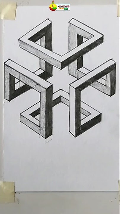 How to draw 3d type polygon. - YouTube