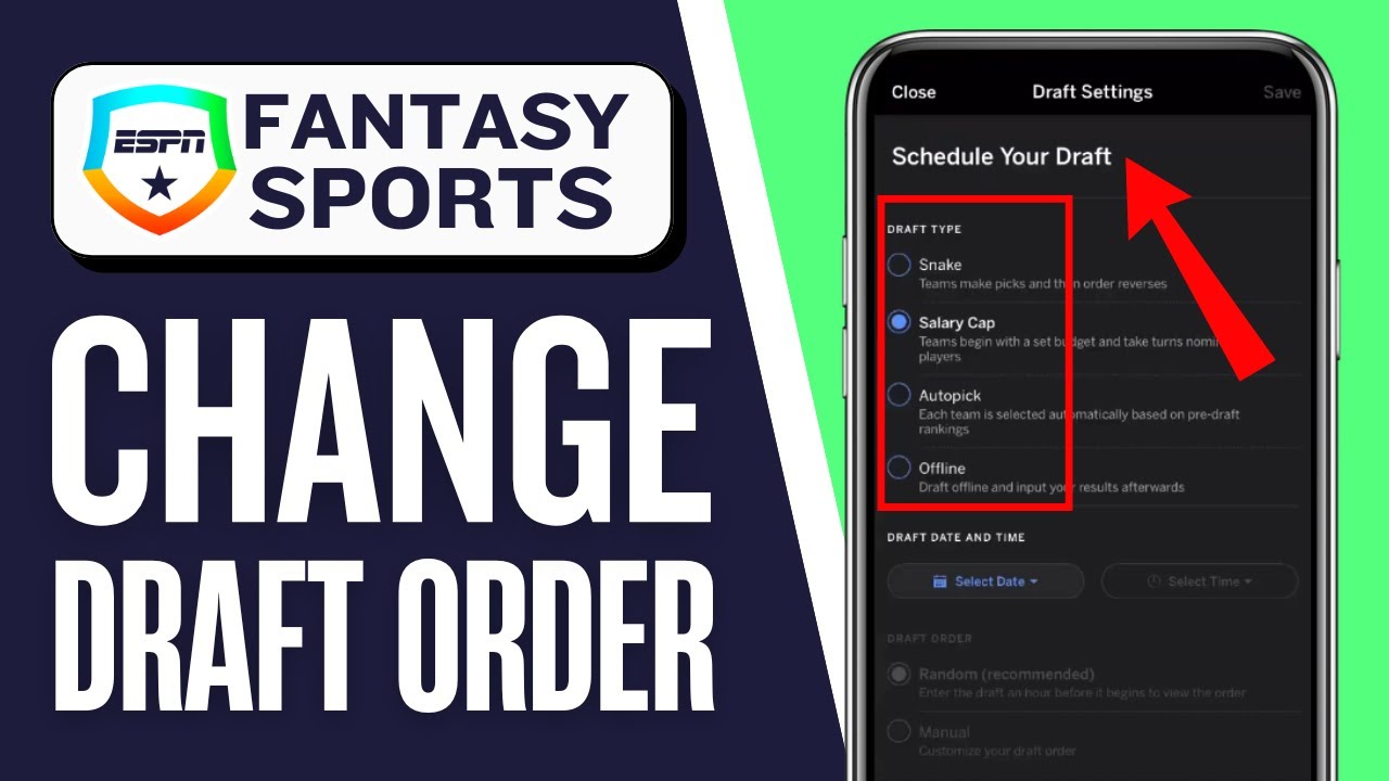 How to Change Draft Order ESPN Fantasy | Easy Tutorial! - YouTube