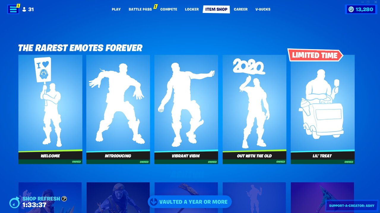 These Emotes Will Be Rare Forever! - YouTube