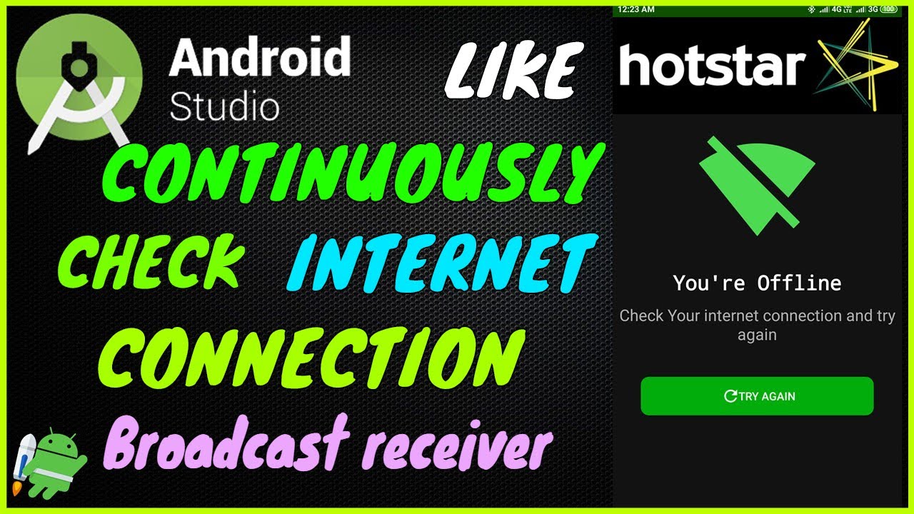 Check Internet Connection Continuously In Android Studio Tutorial 2020 check-internet-connection-continuously-in-android-studio-tutorial-2020