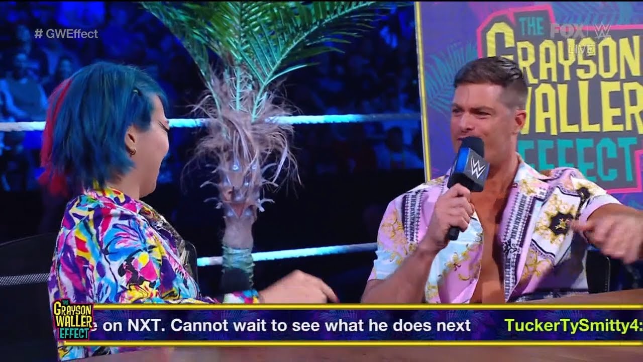 Grayson Waller Effect with Asuka - WWE SmackDown 02 June 2023 - YouTube