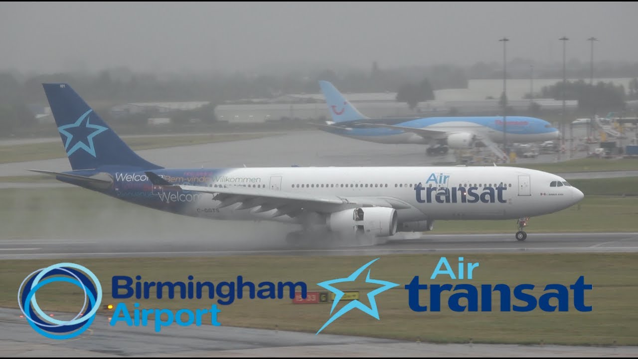 Air Transat Flight 164 (Toronto to BHX) - YouTube