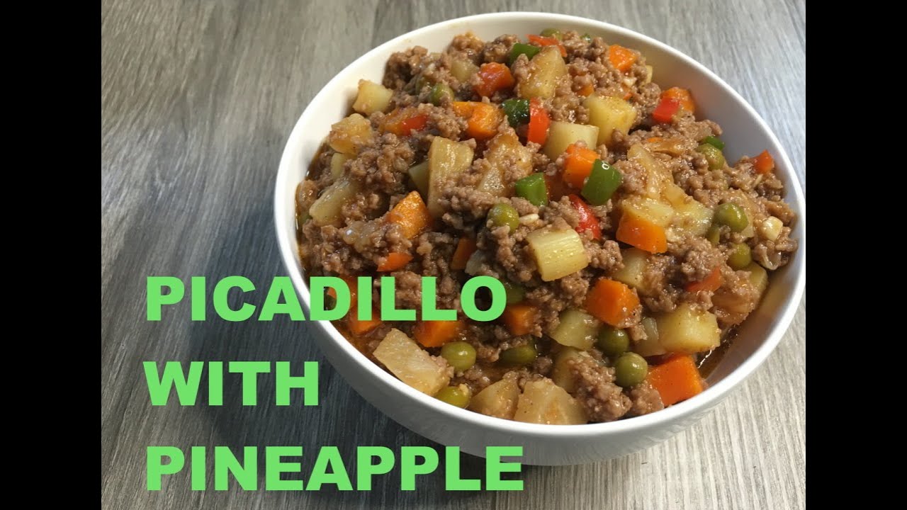 How to cook Picadillo with Pineapple. Filipino Food. Kalasa Kusinang ...