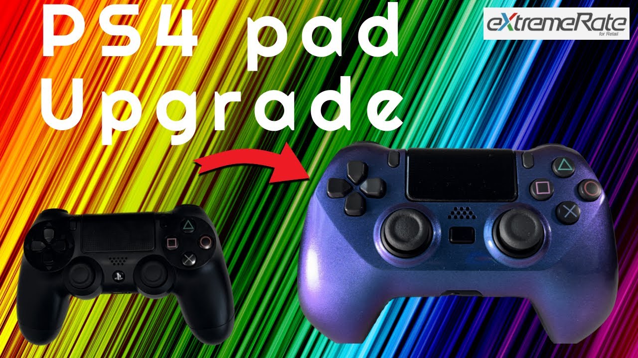 ExtremeRate PS4 DTC Control Pad Shell with programable buttons is epic ! - YouTube