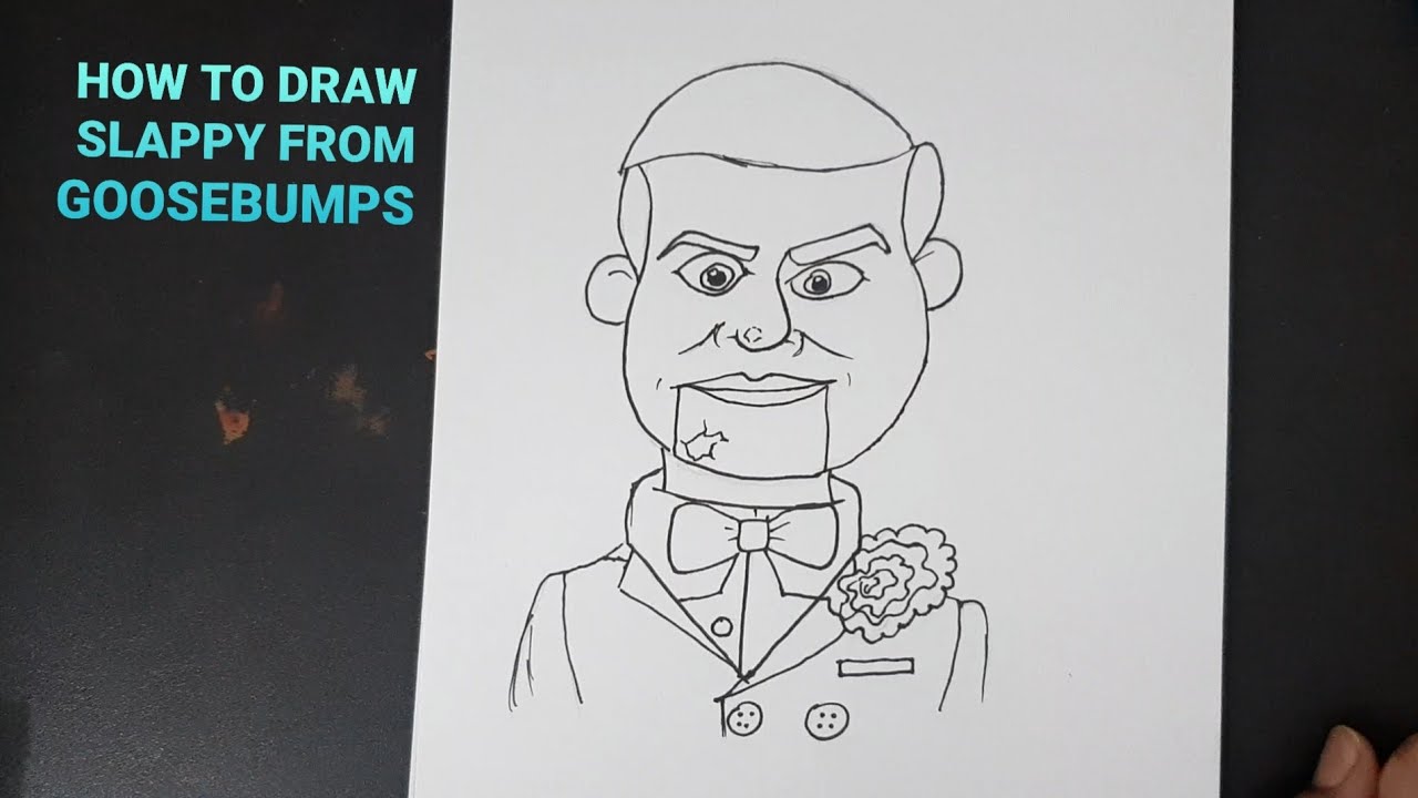 How to draw | SLAPPY FROM GOOSEBUMPS - YouTube
