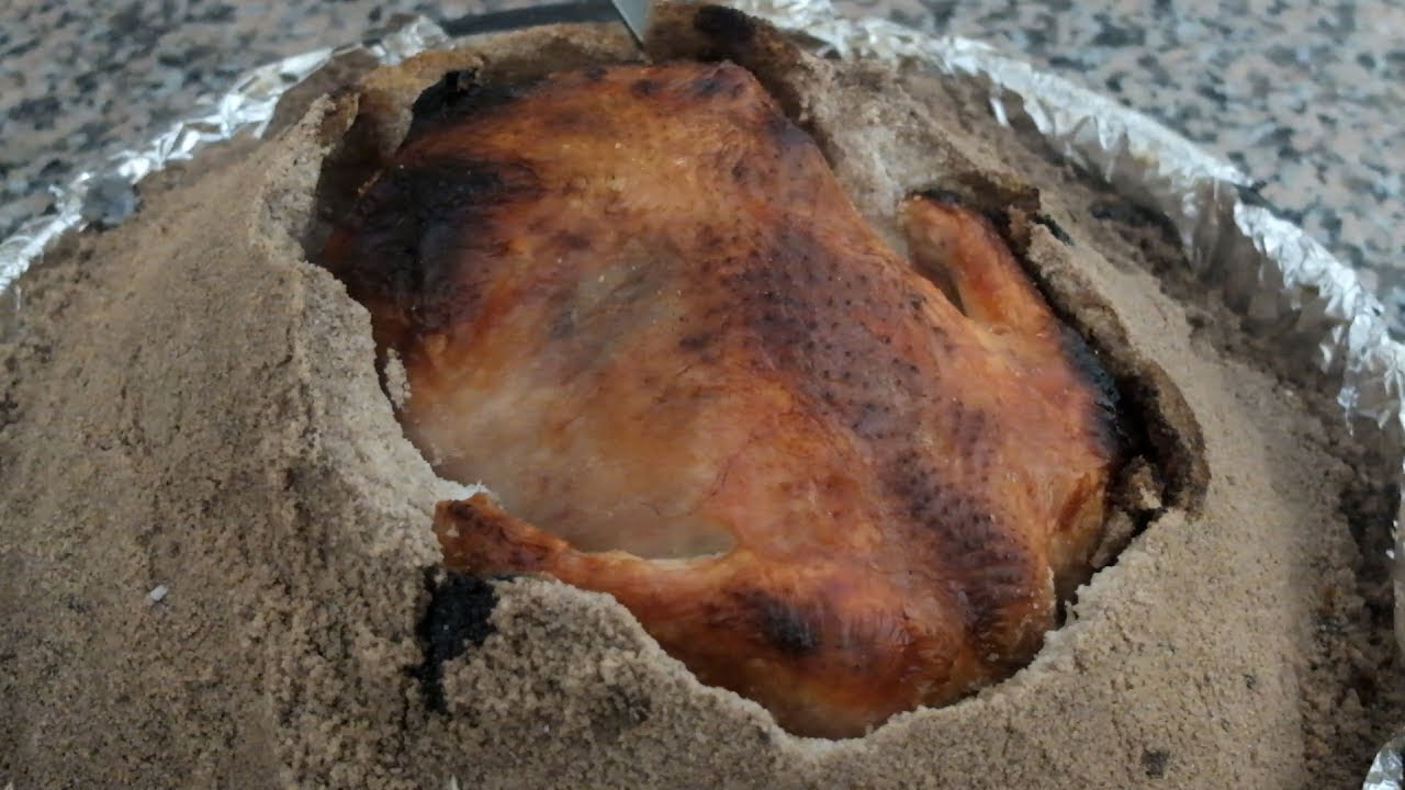 DENİZLİ DE İLK DEFA TUZDA TAVUK - MUTLAKA YEMELİSİNİZ!!! - YouTube