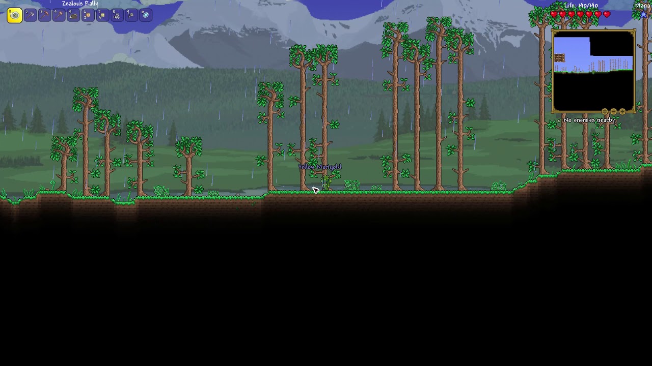 How to get the Yellow Marigold dye item in Terraria - YouTube