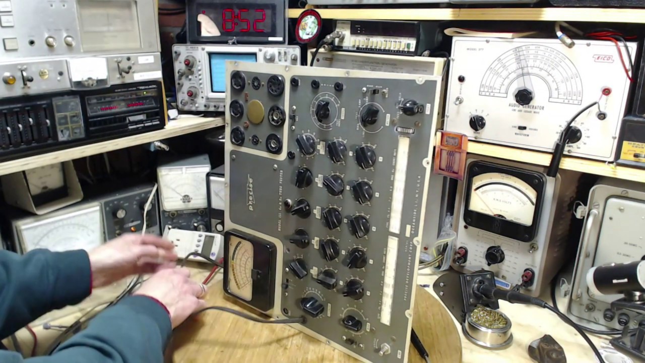 Precise Model III Tube Tester Video #2 - Knob and Tube - YouTube