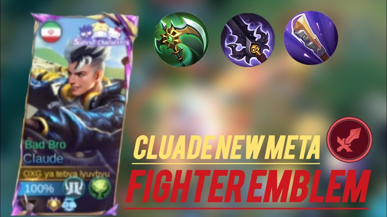 CLUADE FIGHTER EMBLEM COME TO META🔥🔥 - YouTube