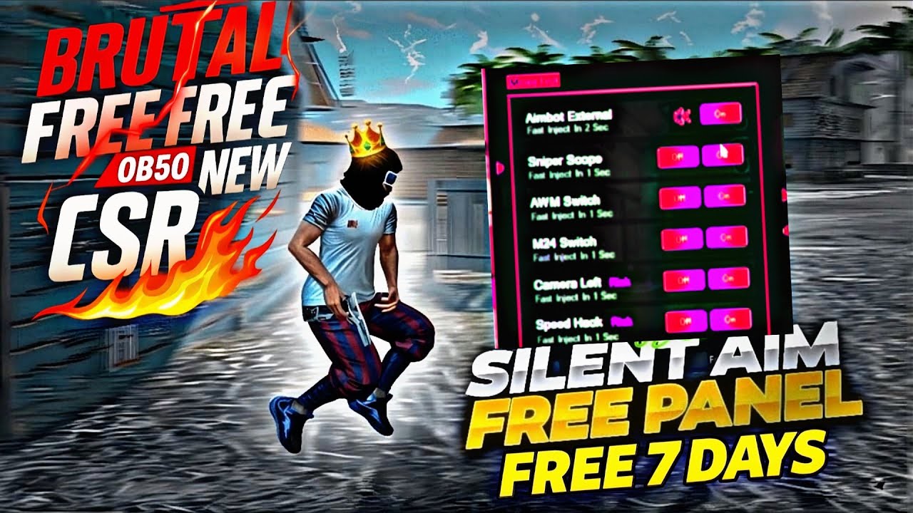 FREE FIRE PC PANEL🖥️ OB50 FREE FOR 10 DAY AIMKILL + TELEPORT HACK | 100 ...