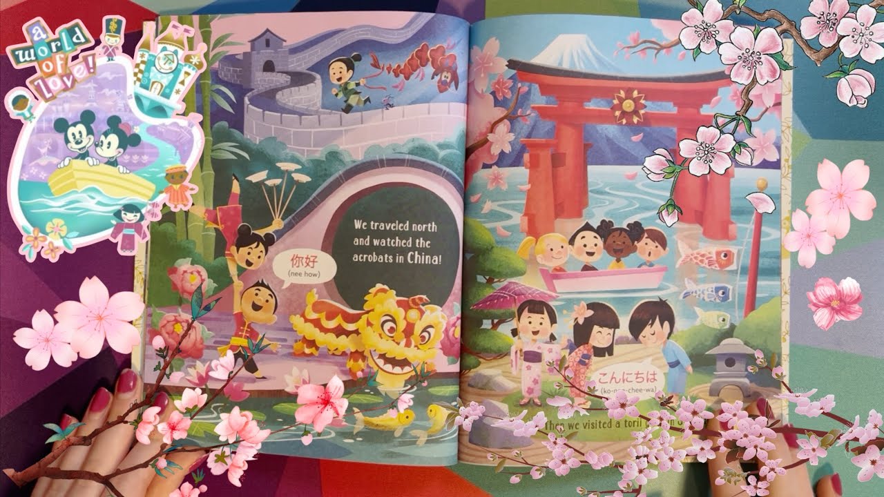 ⛩️ Disney’s It’s A Small World Book Read-Aloud! 🌸 - YouTube