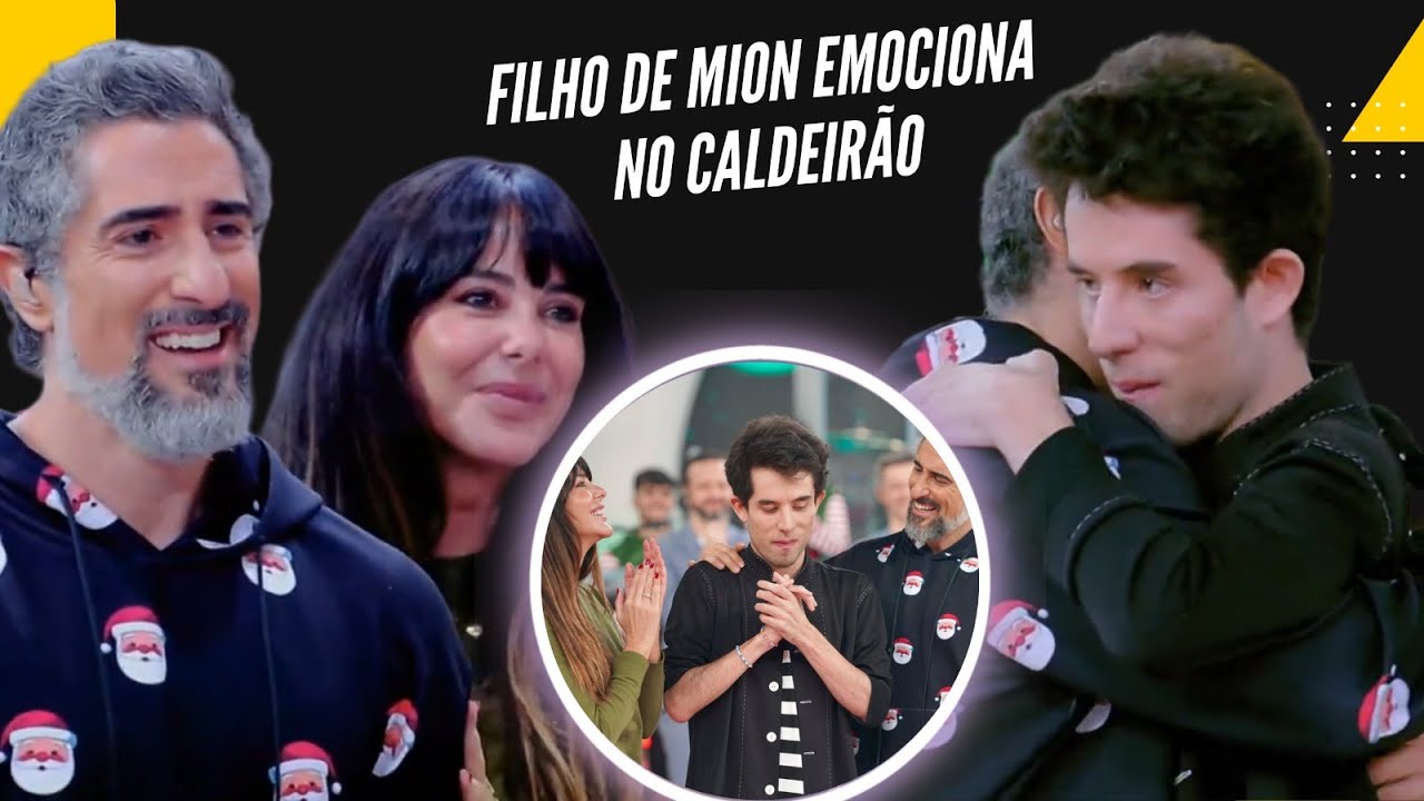 Filho de Marcos Mion se apresenta e emociona o pai e o público: 'Que a ...
