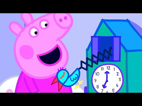Peppa's Cuckoo Clock 🐷🕰 Cartoons with Subtitles | Peppa Pig Official Family Kids Cartoon