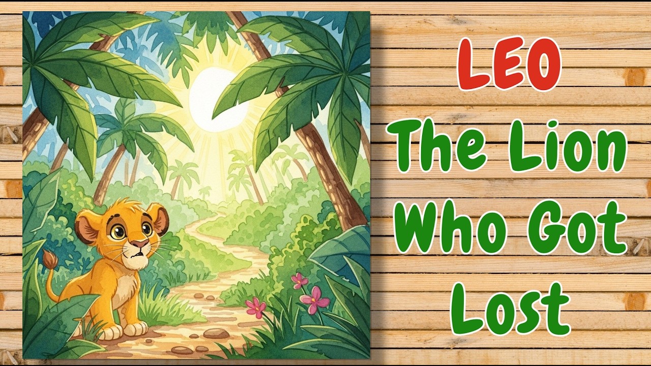 Leo The Lion Who Got Lost 🦁 | A Heartwarming Jungle Story About Bravery ...