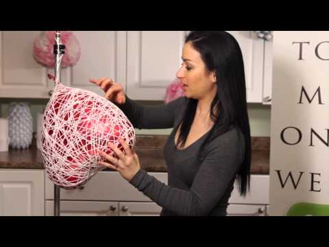 Cotton / Yarn / Wool Ball Lights Lamps and Shades