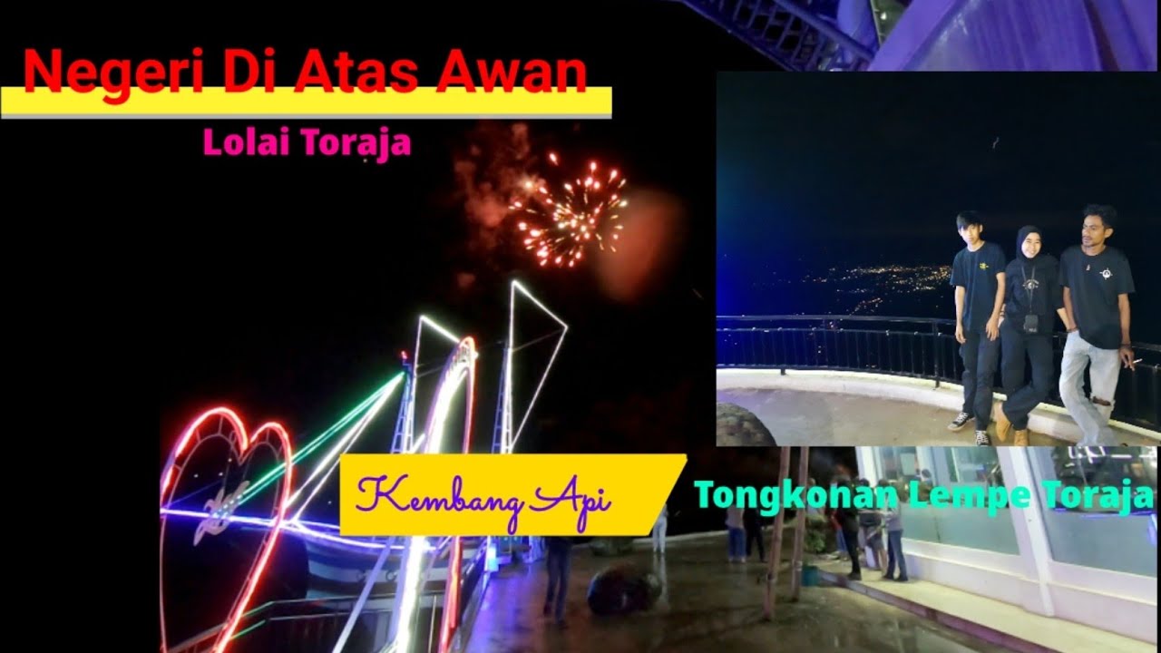 Kembang Api Malam Tahun Baru 2021 Tongkonan Lempe Toraja - YouTube