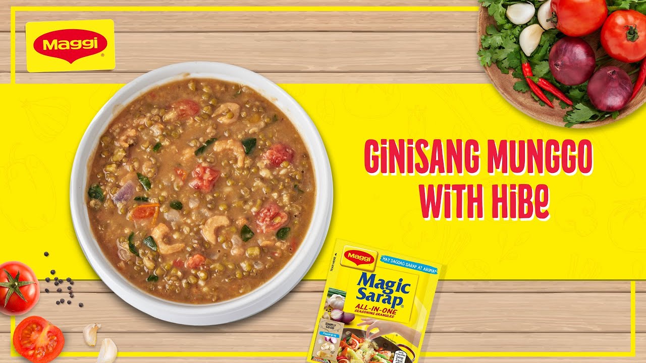 MAGGI Recipe | Ginisang Munggo with Hibe - YouTube