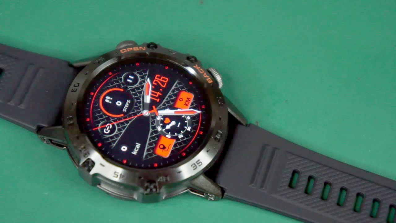 K52 Military BT Cal Sports Fitness Smart Watch, Unboxing Feature review ...