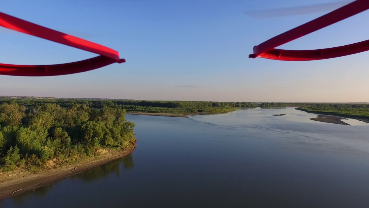 Missouri River Confluence Drone Video - YouTube
