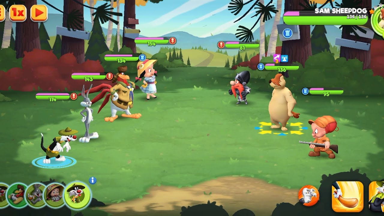 Space Jam Battle in Jungle - Looney Tunes ARPG World of Mayhem 1080p ...