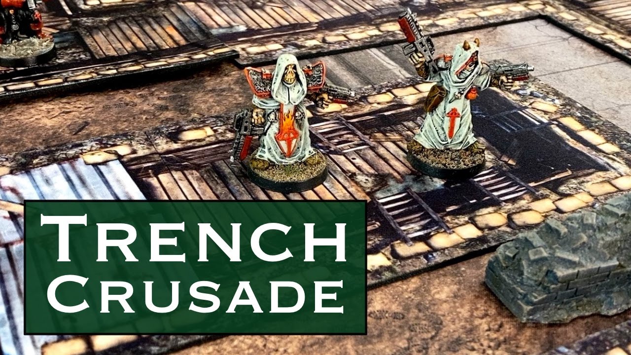 Trench Crusade Compatible Trenches and Wargaming Miniatures - YouTube