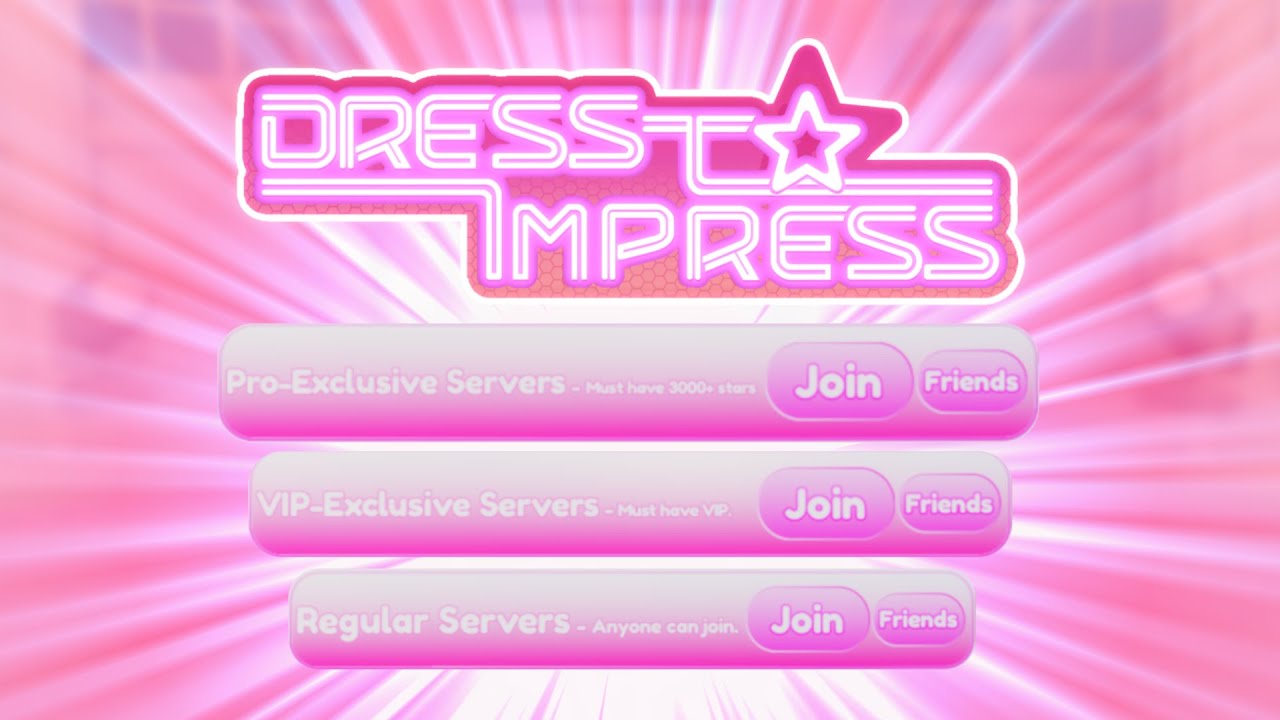 Dress to Impress - Playing One Round in Each Type of Server! [Roblox ...