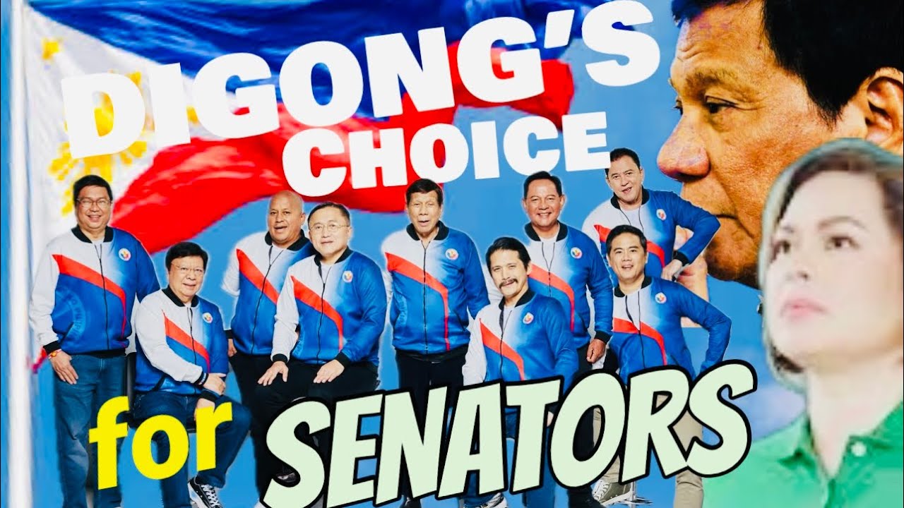 DIGONG’S CHOICE FOR SENATORS 2025 - YouTube