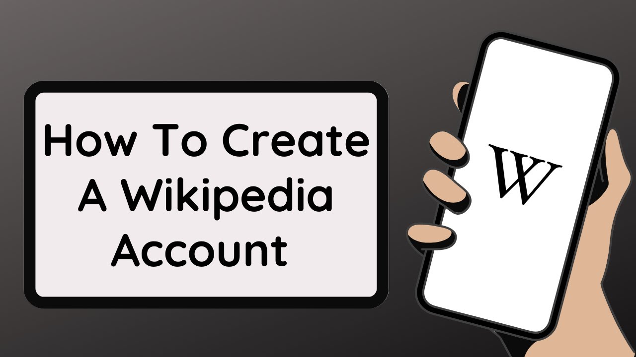 How To Create A Wikipedia Account - YouTube
