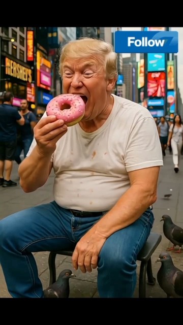 Donald Trump eating Donut at NY 🇺🇲 #shorts #foryou #viral #trending # ...