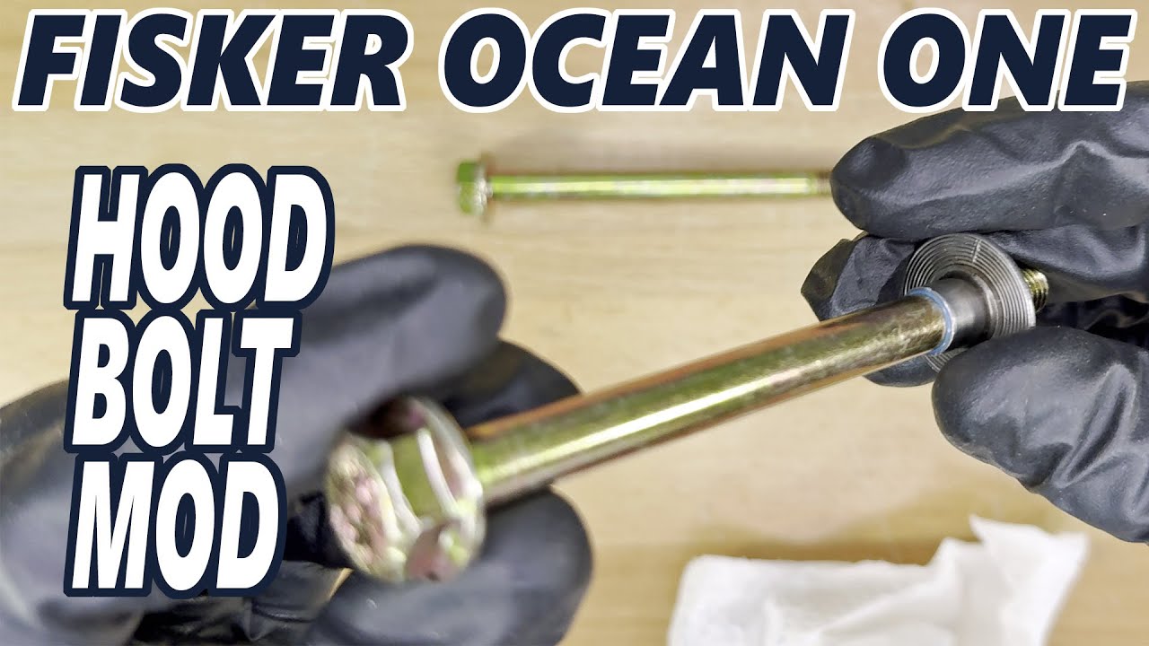 Fisker Ocean - Hood Bolt Mod - YouTube
