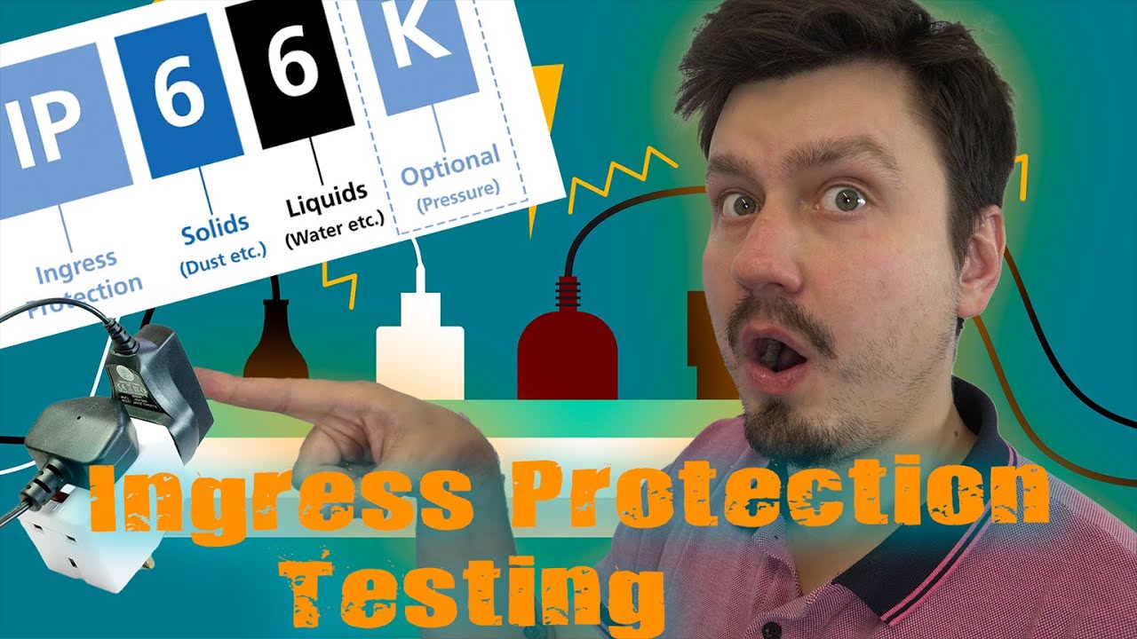 Ingress Protection Testing to EN 60529 - YouTube