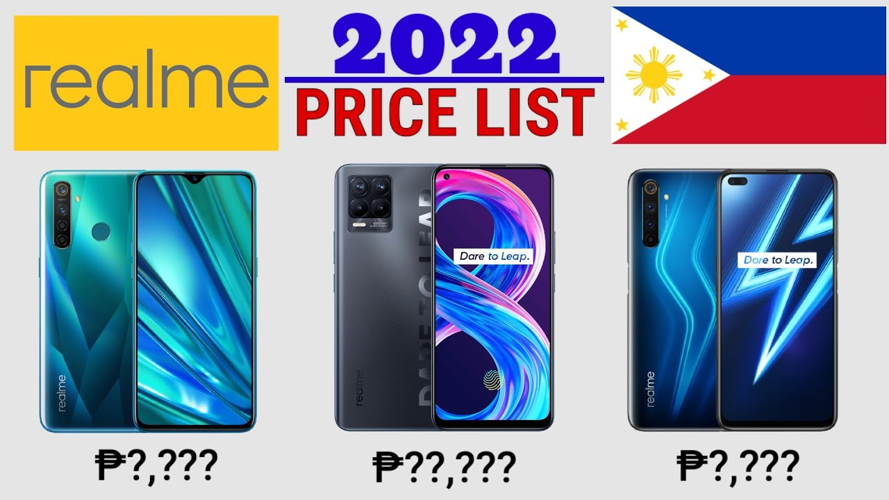 REALME PHONE PRICE LIST PHILIPPINES 2022 - YouTube