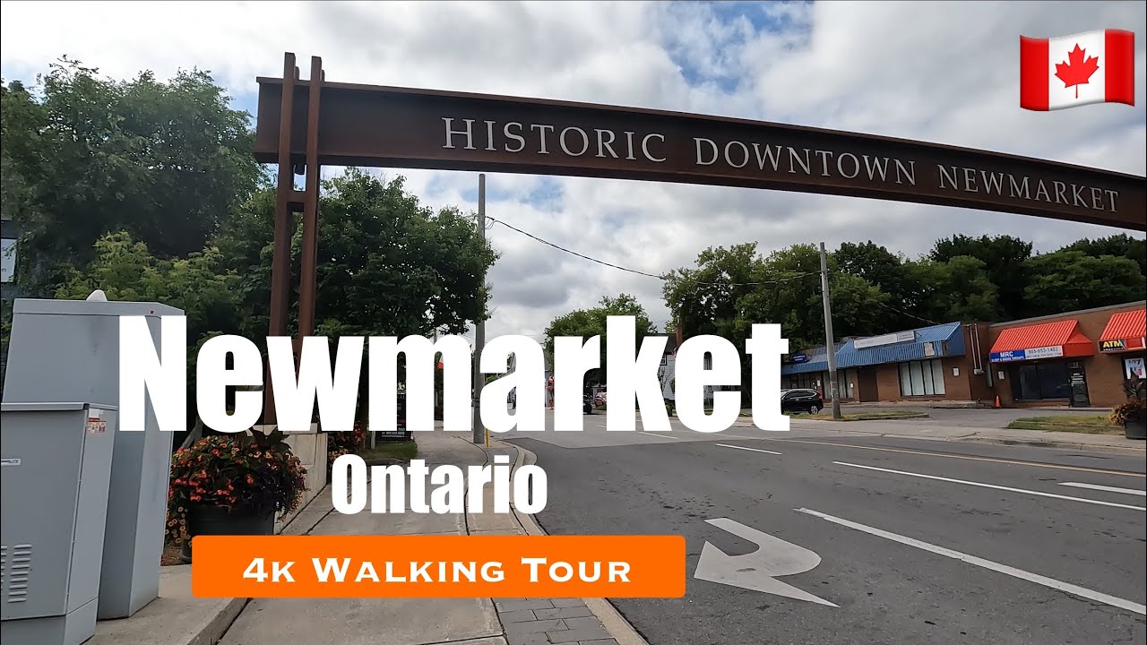 [4K] Newmarket Ontario Canada Walking tour - Main Street | #262 - YouTube